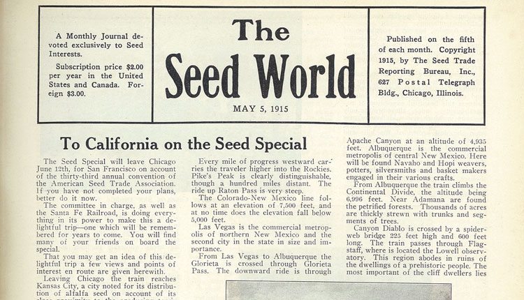 A Moment In Time: Riding the Seed Special