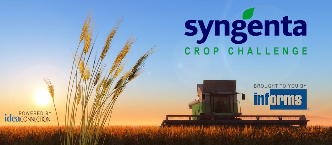 Syngenta and INFORMS Announce New Crop Challenge Award